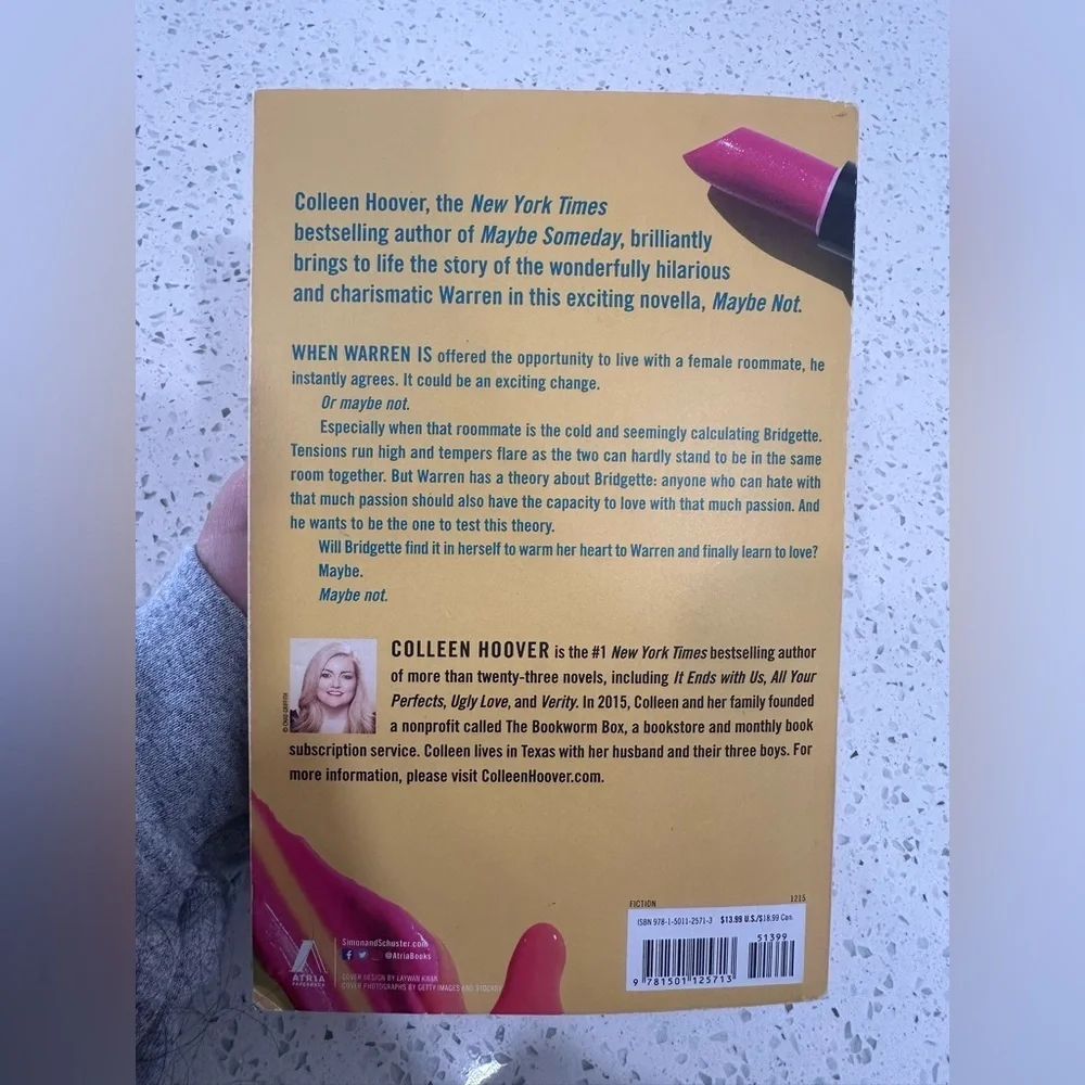 Colleen Hoover | Accents | Maybe Not By Colleen Hoover Book | Poshmark